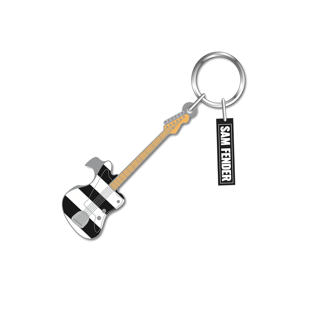 Guitar Bottle Opener Keyring - Sam Fender