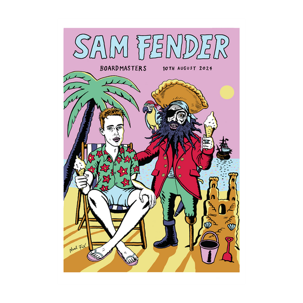 Sam Fender Boardmasters 10/8/24 Poster - Sam Fender